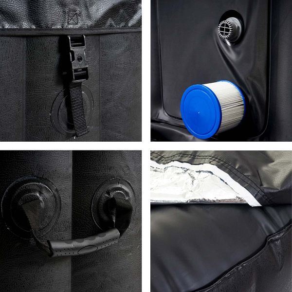 Mendler Whirlpool HWC-E32 4 personnes intérieur/extérieur chauffable ...